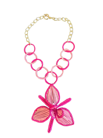 Melina Necklace, Pink – Monkee's of Chapel Hill